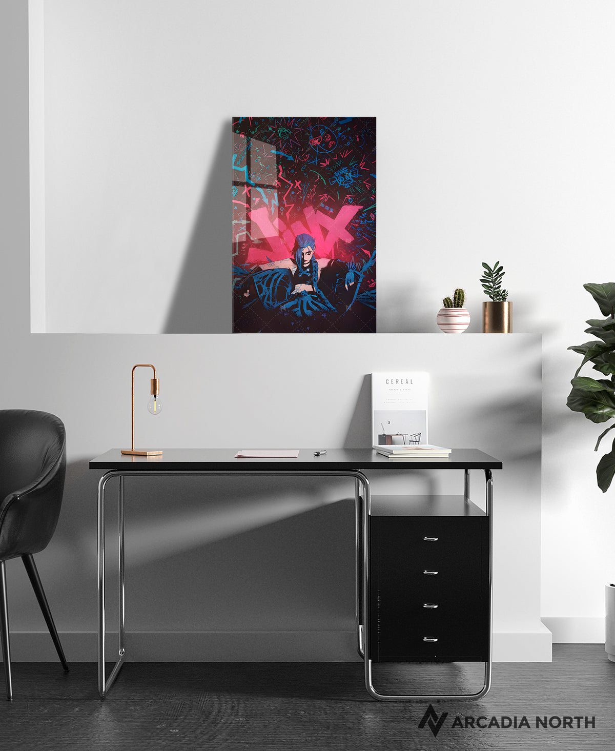 Arcane [League of Legends] | Jinx Graffiti Acrylic Poster