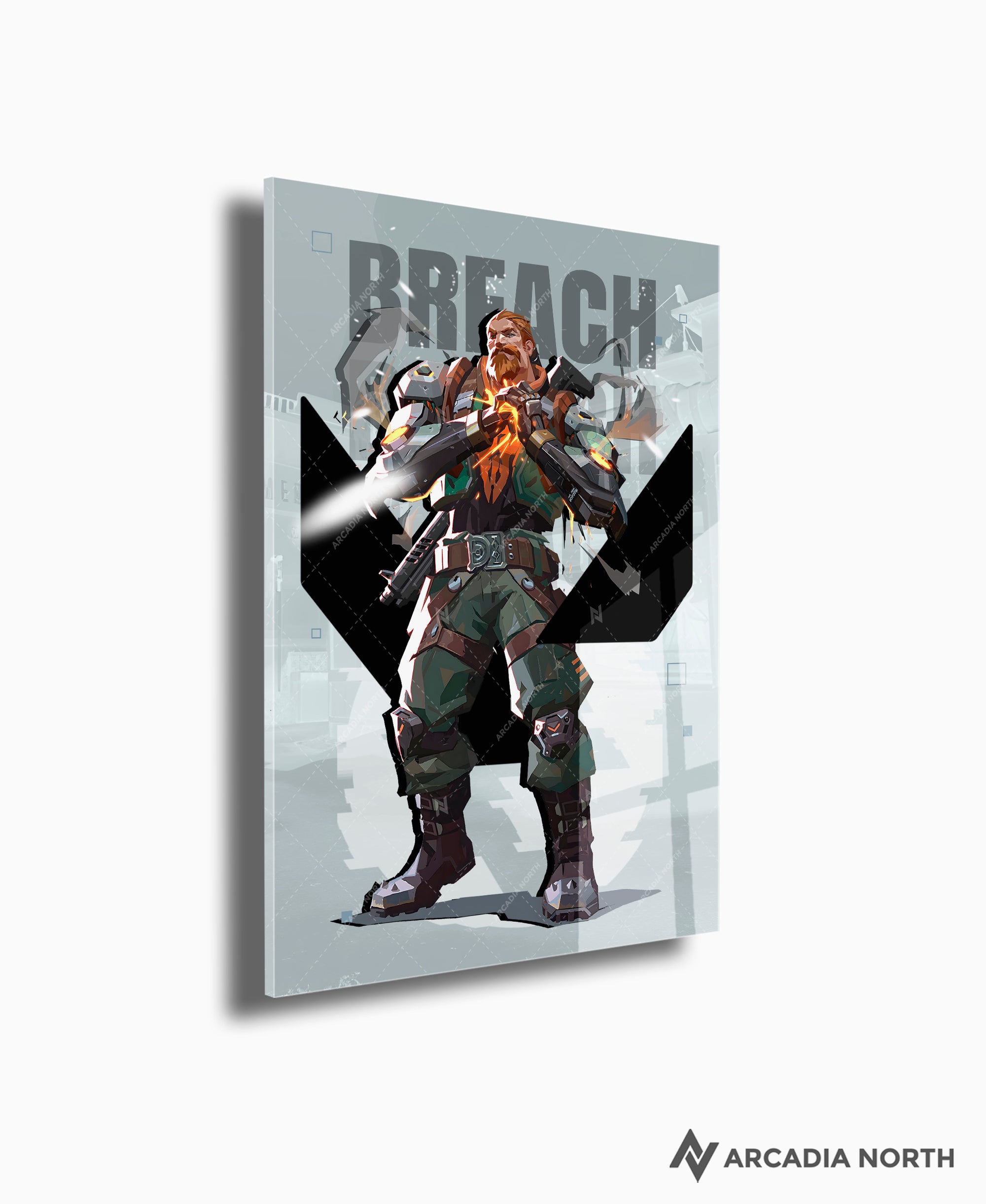 Valorant | Breach - Gaming Acrylic Poster