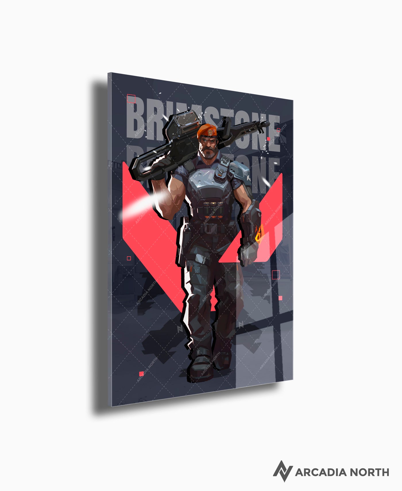 Valorant | Brimstone - Gaming Acrylic Poster