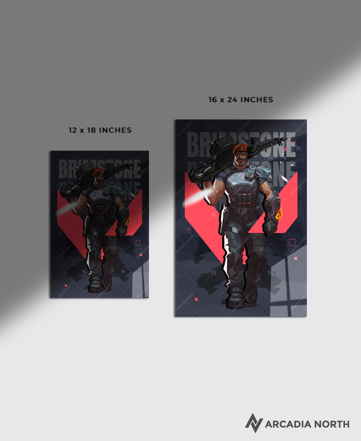 Valorant | Brimstone - Gaming Acrylic Poster