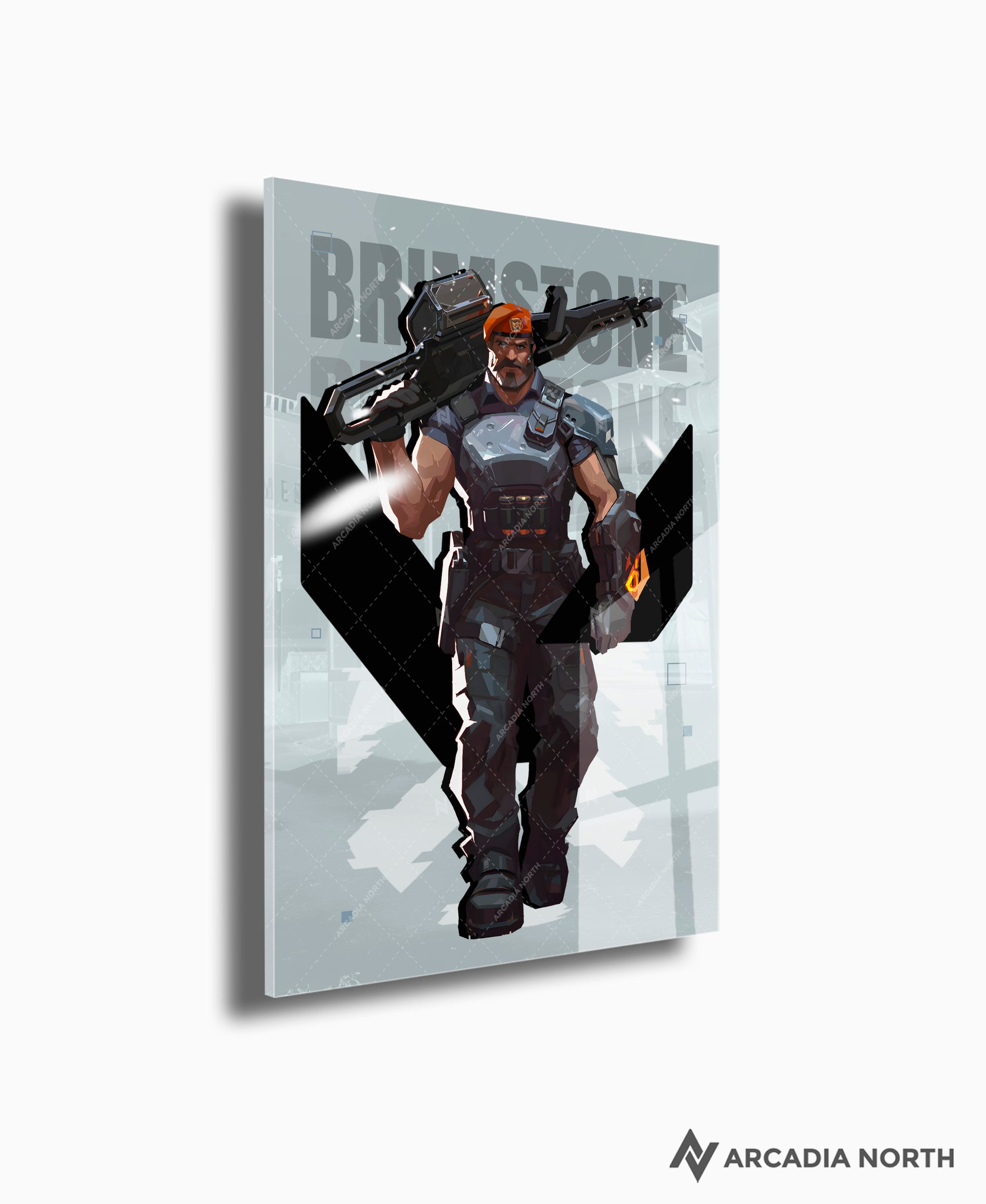 Valorant | Brimstone - Gaming Acrylic Poster