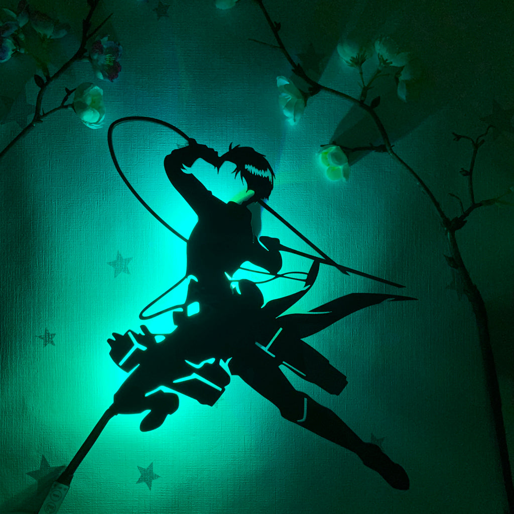 Attack on Titan | Levi Ackerman v3 - Anime Silhouette Light