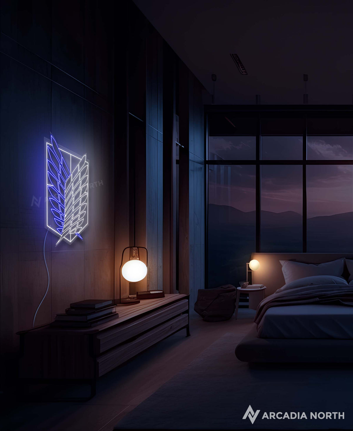 Attack on Titan | Wings of Freedom - Anime Neon Sign