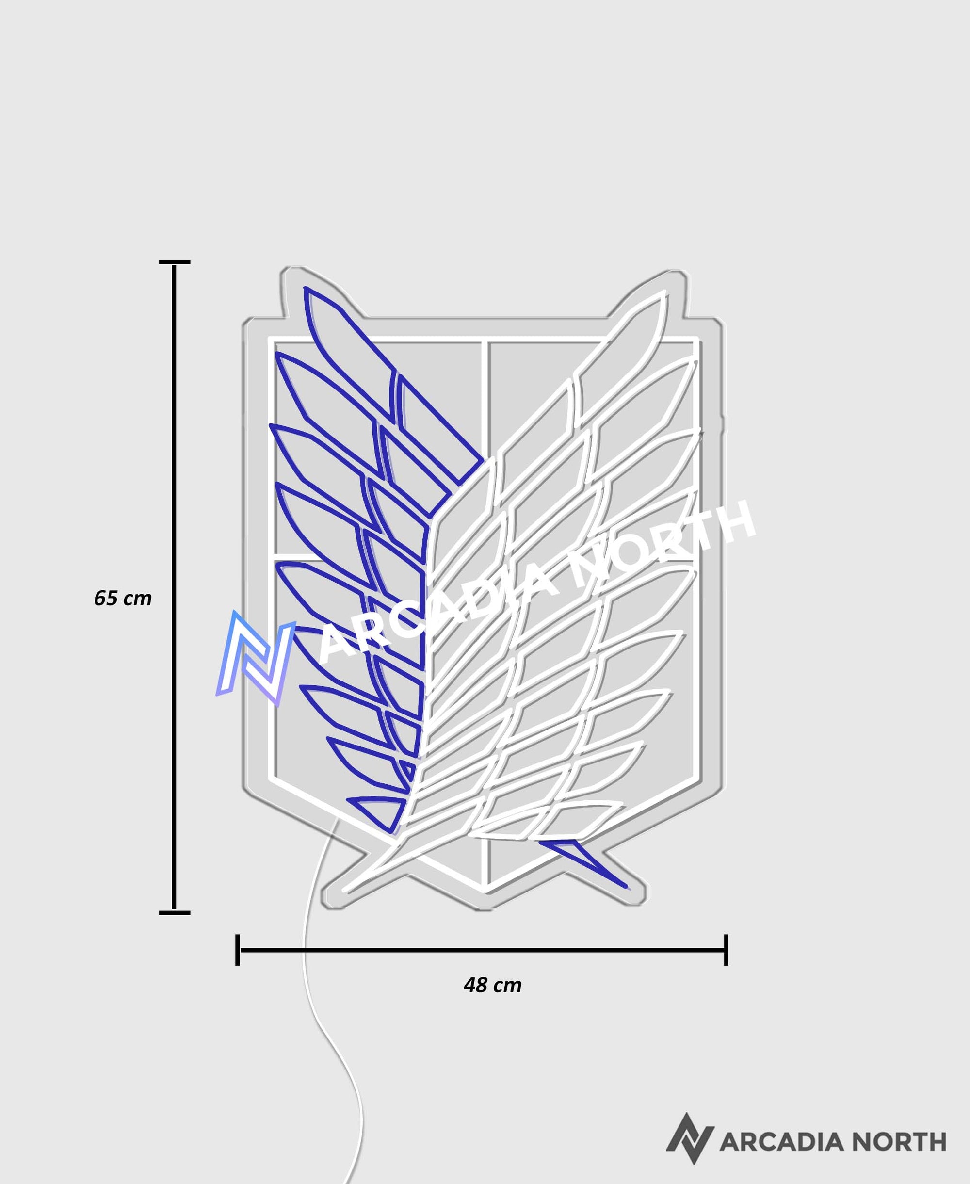 Attack on Titan | Wings of Freedom - Anime Neon Sign