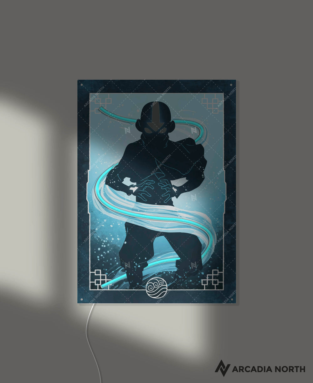 Avatar | Aang Airbending - AURALIGHT™ LED Poster