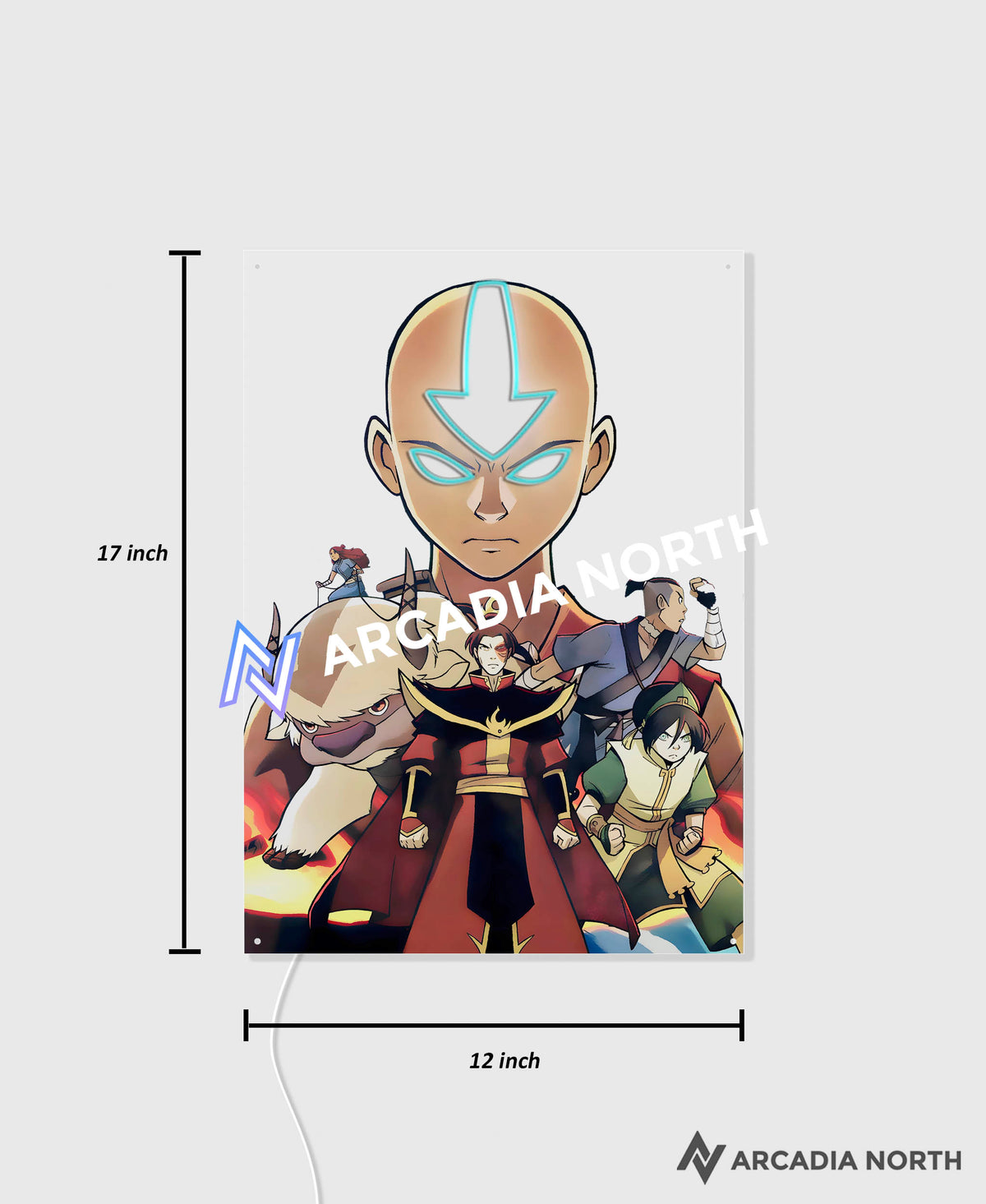 Avatar | Aang Arrow v2 - AURALIGHT™ LED Poster
