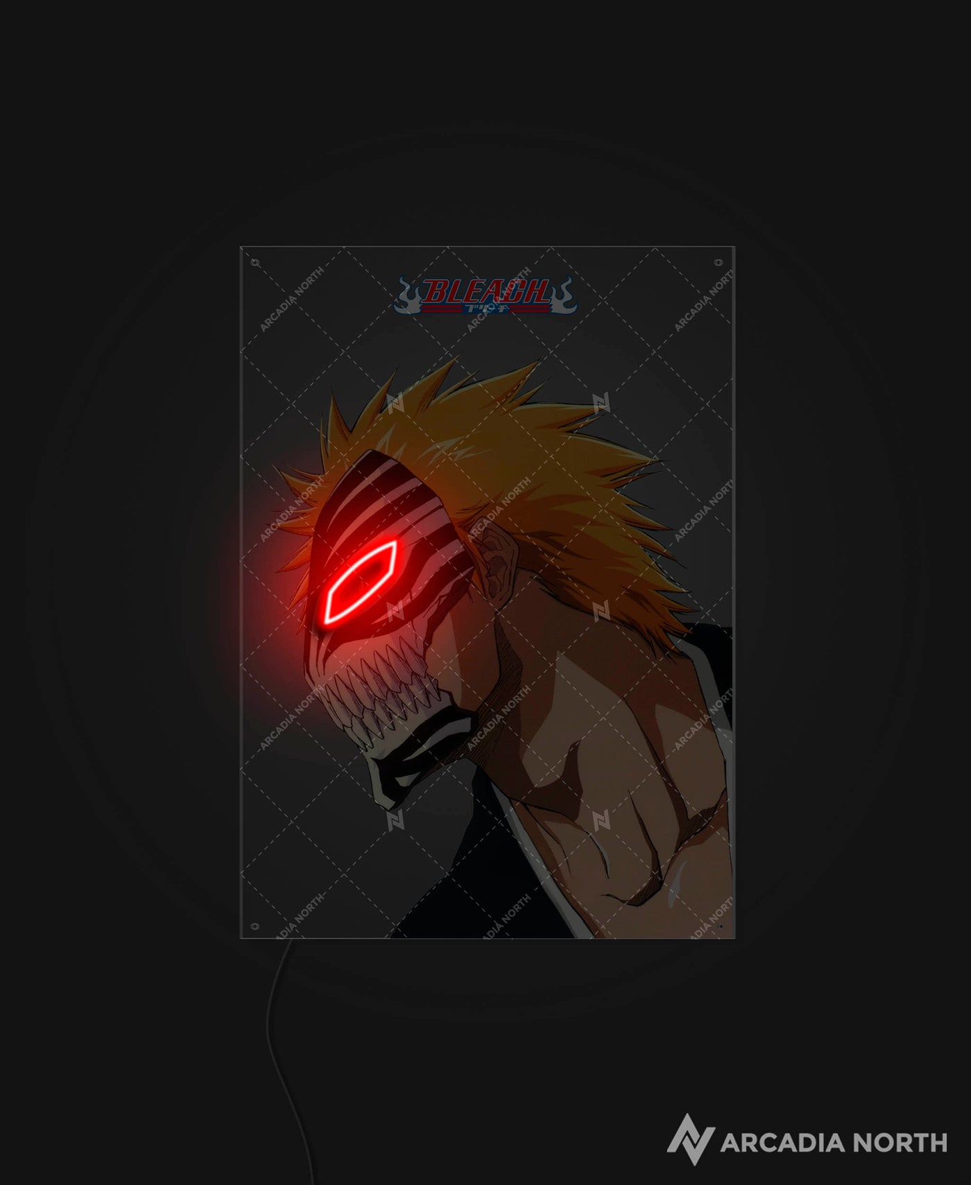 Bleach | Ichigo Hollow Mask - AURALIGHT™ LED Poster