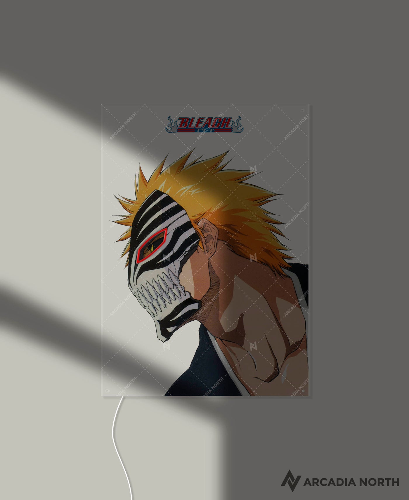 Bleach | Ichigo Hollow Mask - AURALIGHT™ LED Poster