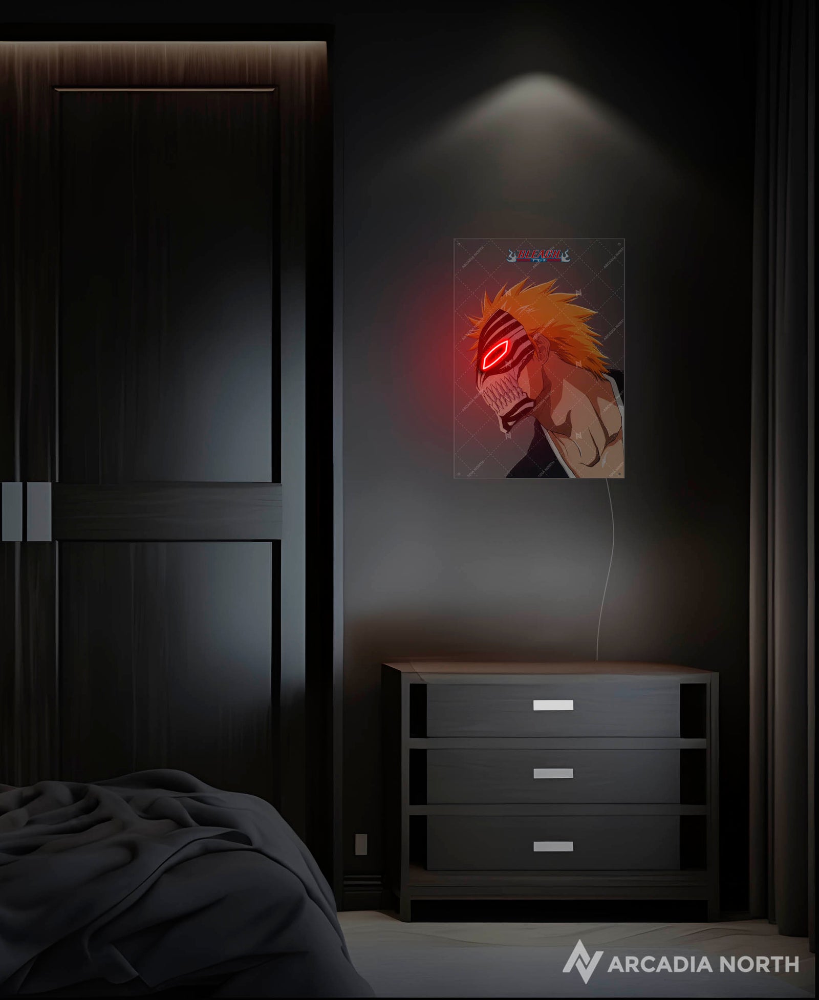 Bleach | Ichigo Hollow Mask - AURALIGHT™ LED Poster