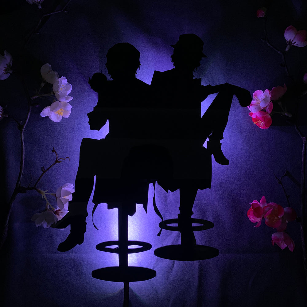 Bungo Stray Dogs | Dazai x Chuuya - Anime Silhouette Light