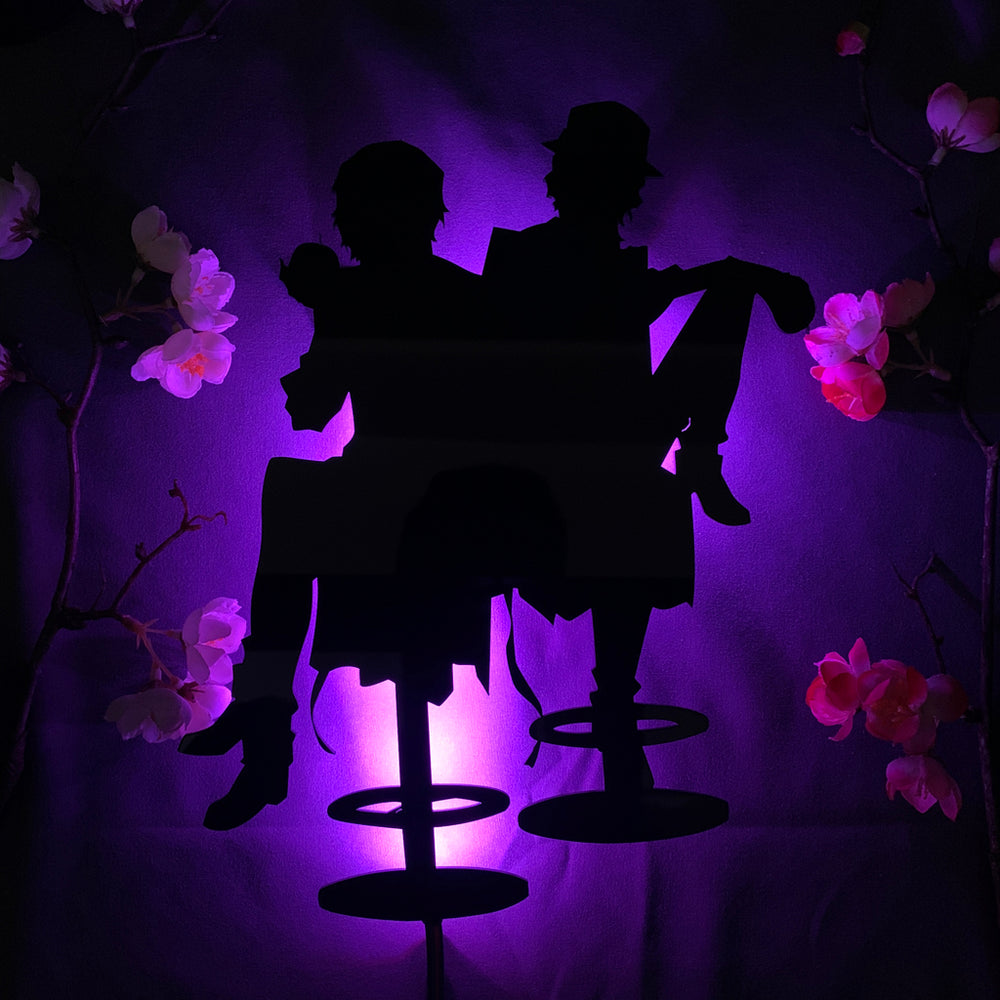 Bungo Stray Dogs | Dazai x Chuuya - Anime Silhouette Light