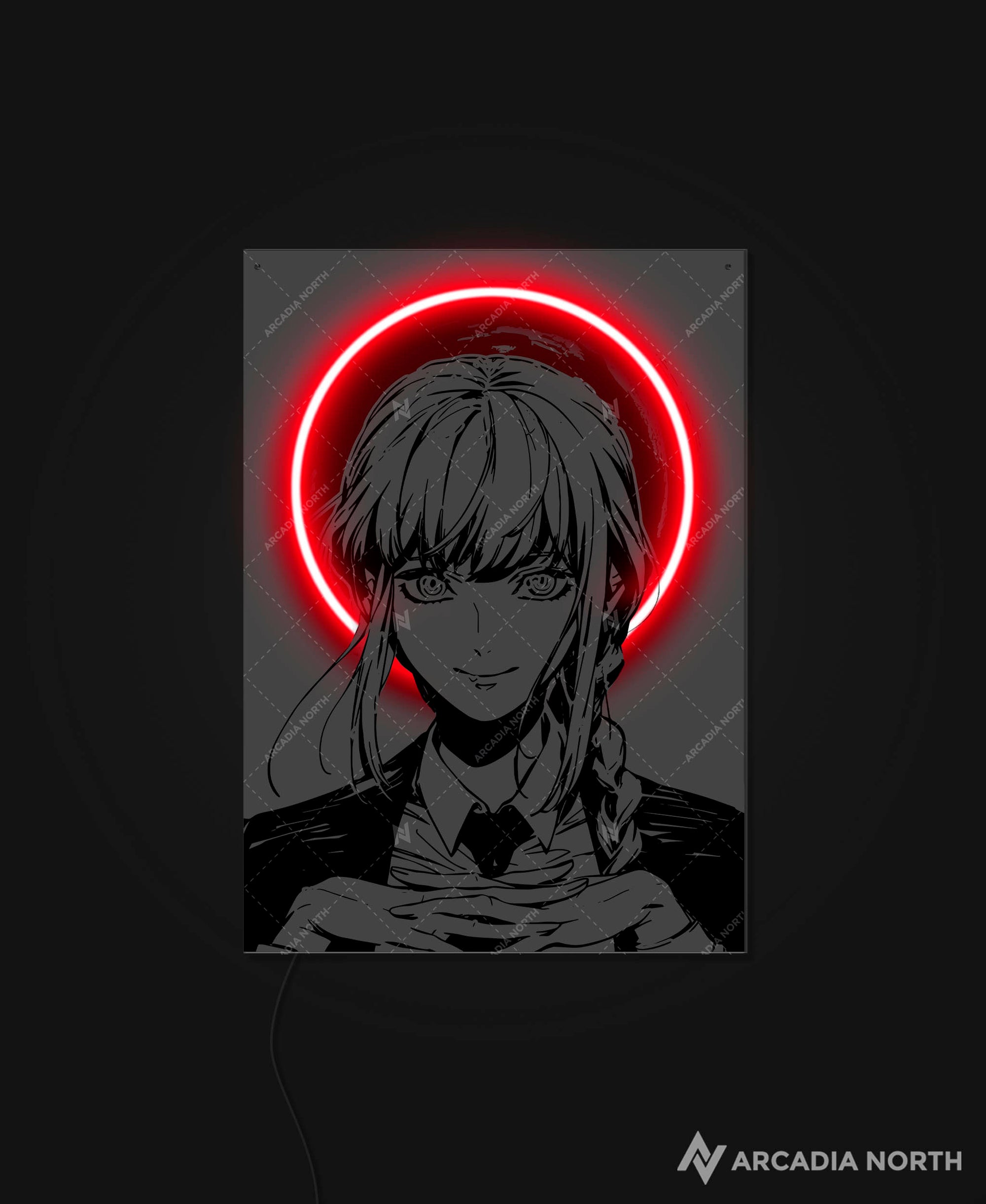 Chainsaw Man | Makima Moon - AURALIGHT™ LED Poster