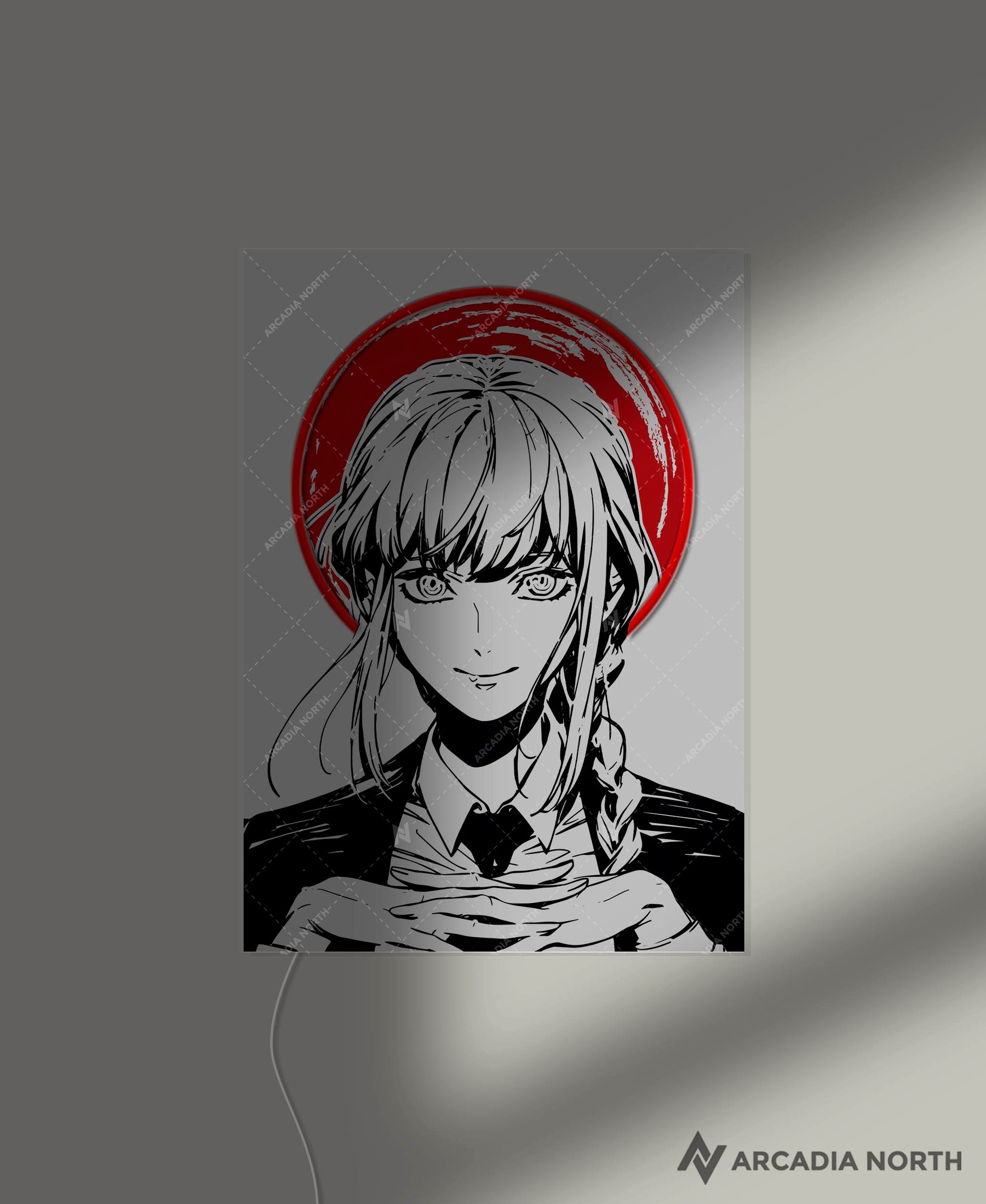 Chainsaw Man | Makima Moon - AURALIGHT™ LED Poster