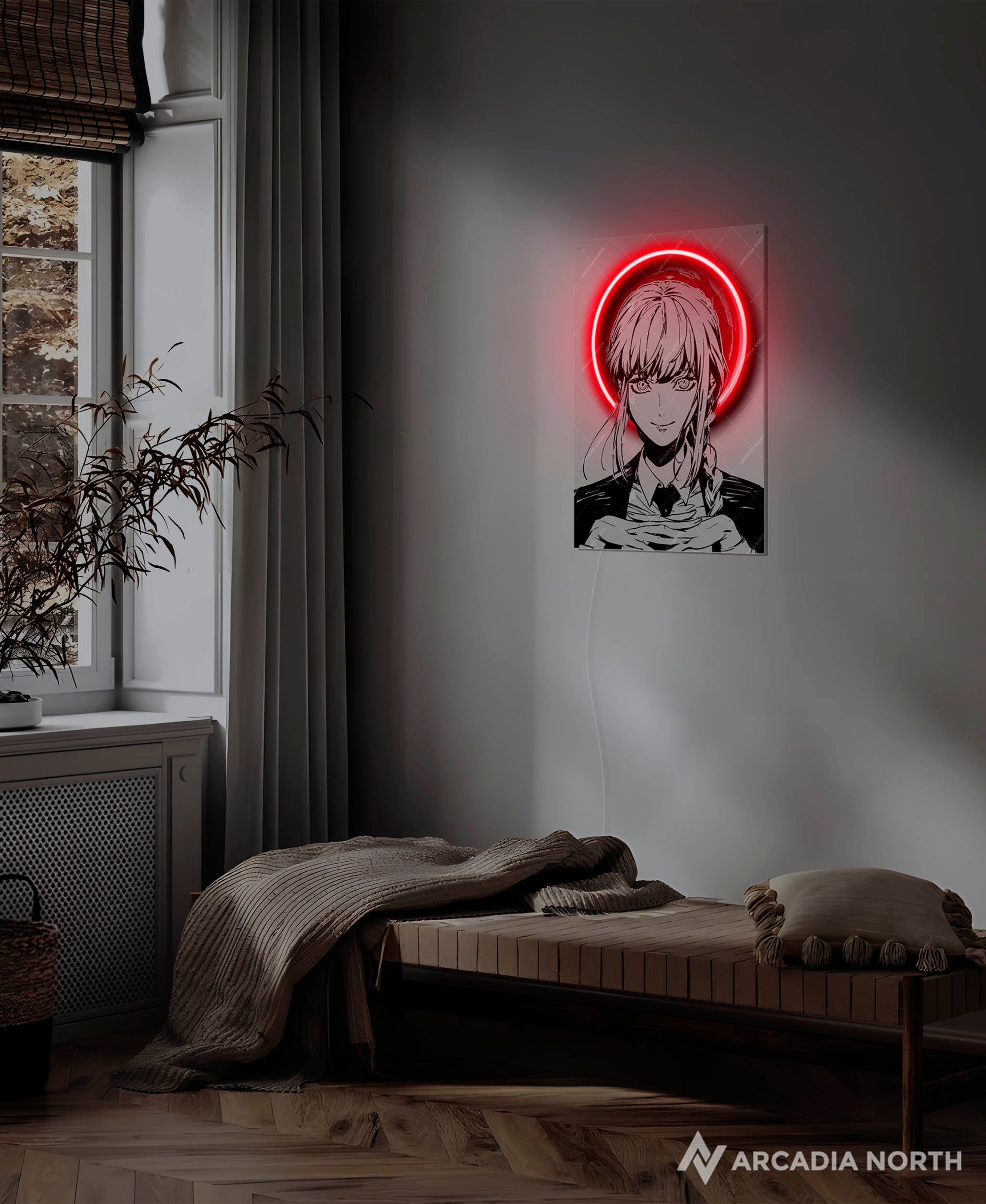 Chainsaw Man | Makima Moon - AURALIGHT™ LED Poster