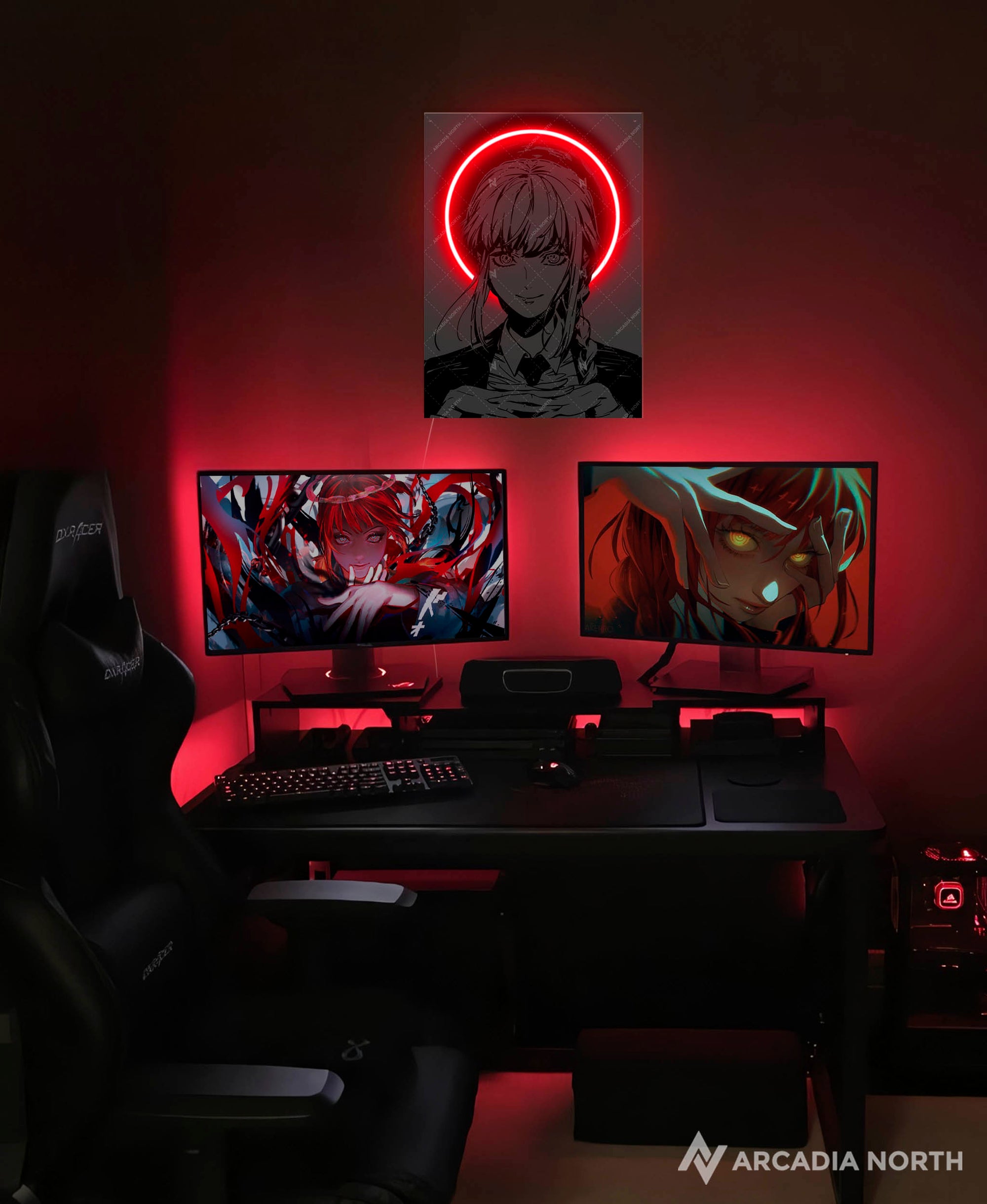 Chainsaw Man | Makima Moon - AURALIGHT™ LED Poster
