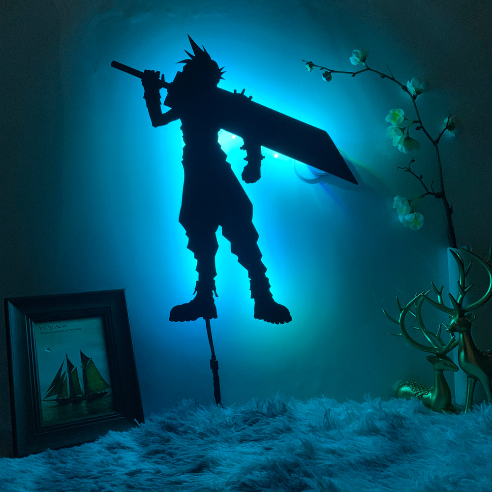 Final Fantasy | Cloud Strife - Gaming Silhouette Light