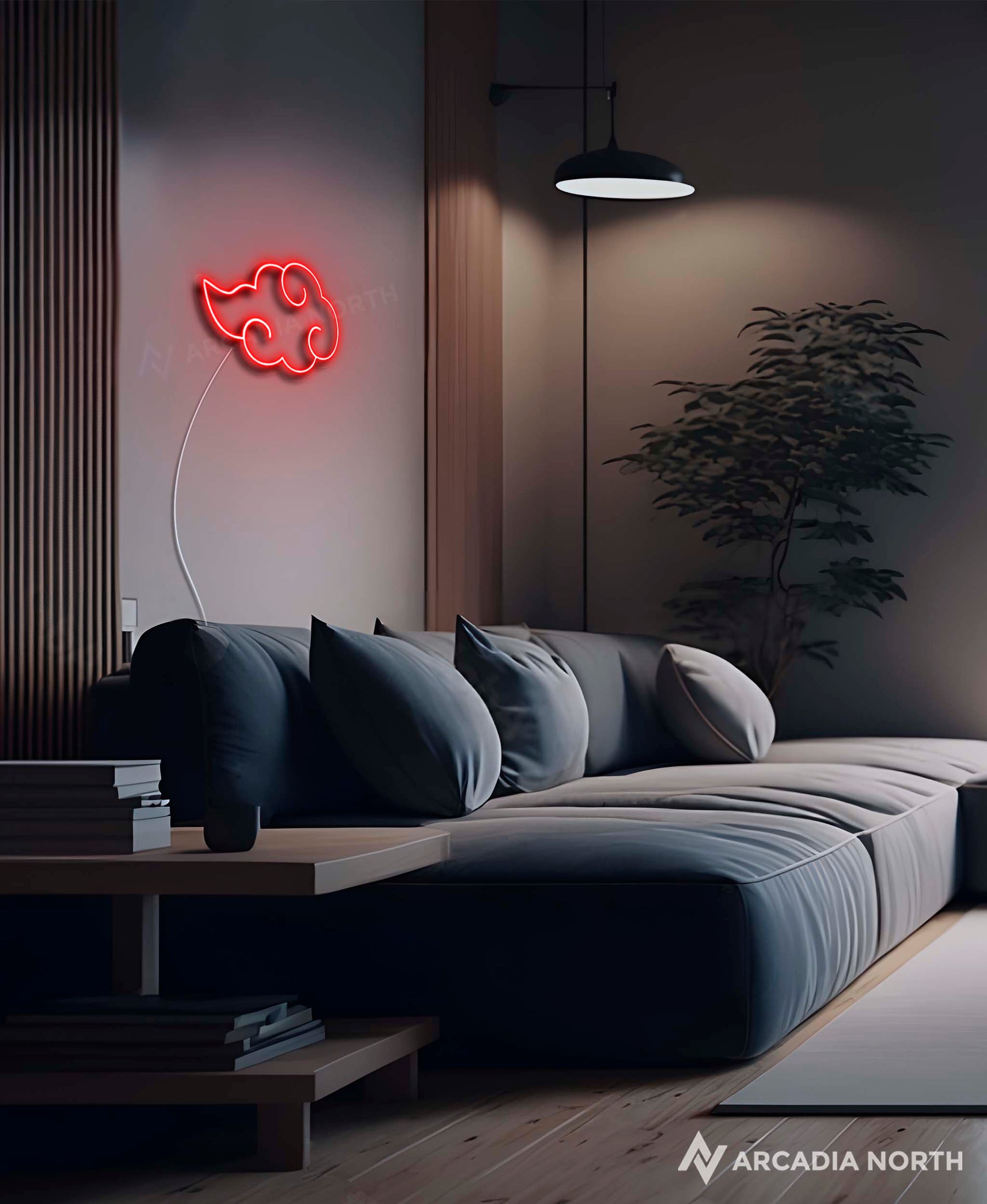 Naruto | Akatsuki Cloud - Anime Neon Sign