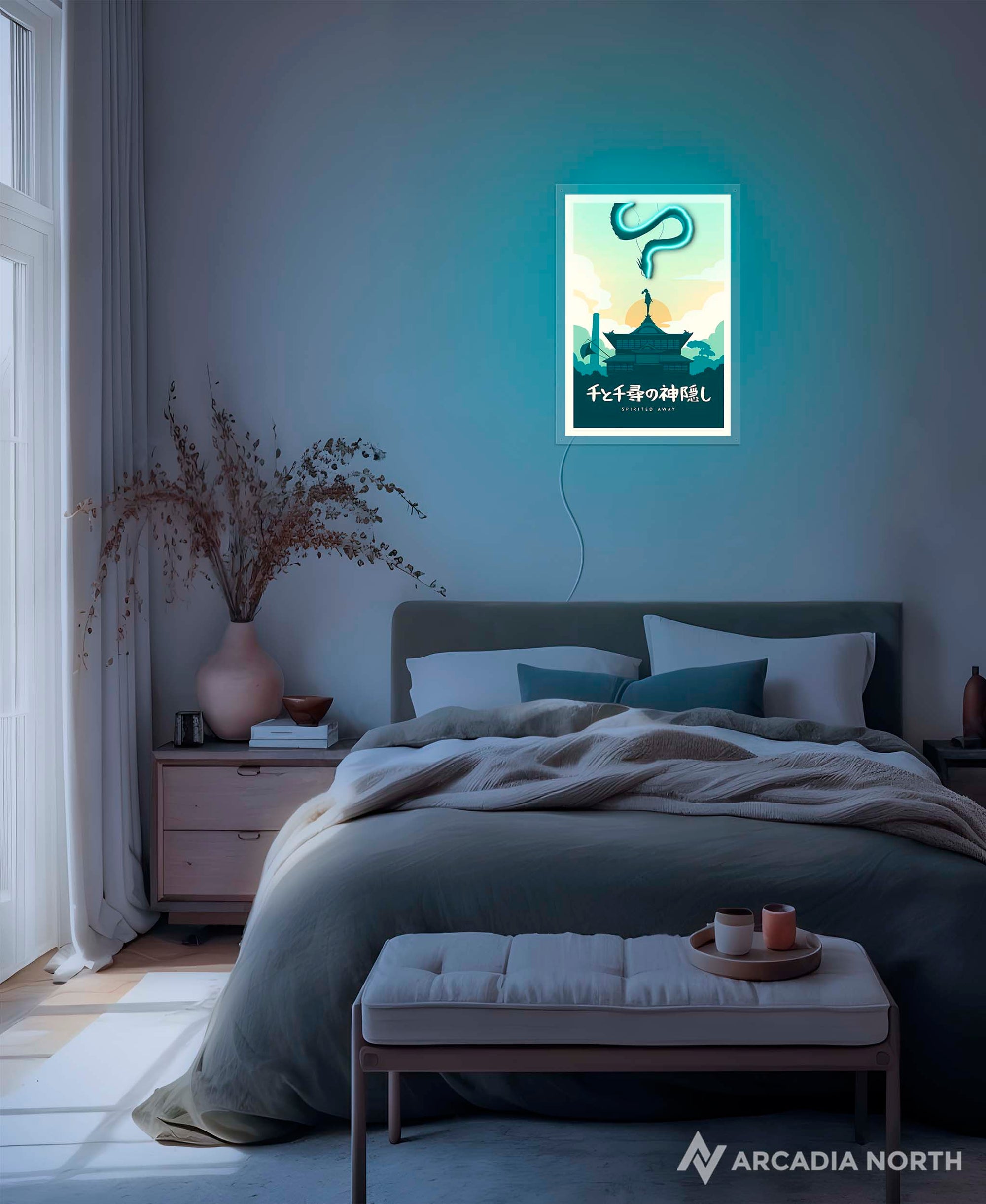 Spirited Away | Haku Dragon - AURALIGHT™ LED Poster
