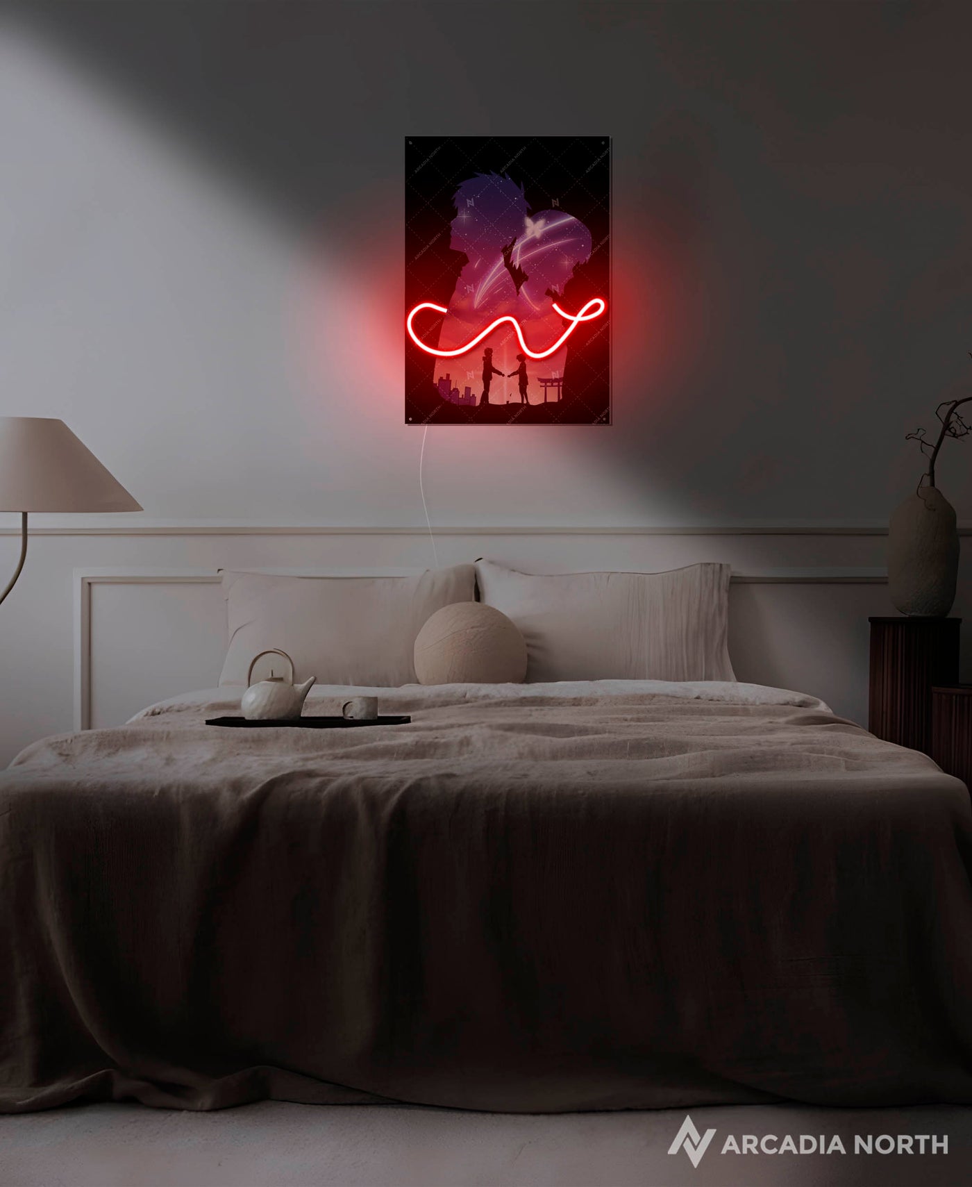 Your Name [Kimi no Na wa] | Red String of Fate - Black - AURALIGHT™ LED ...